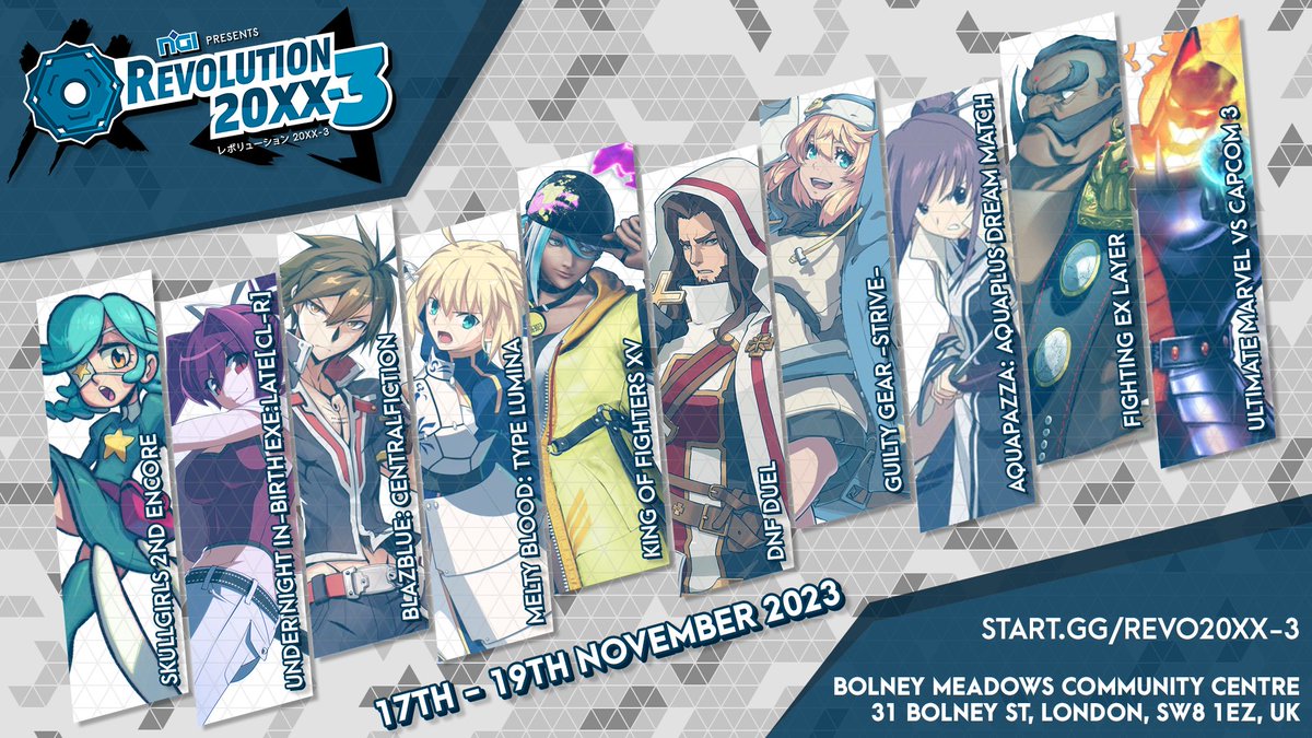 Skullgirls on Twitter: "RT @NGIEvents: Welcome back to the Revolution... Revolution 20XX-3 17th ...