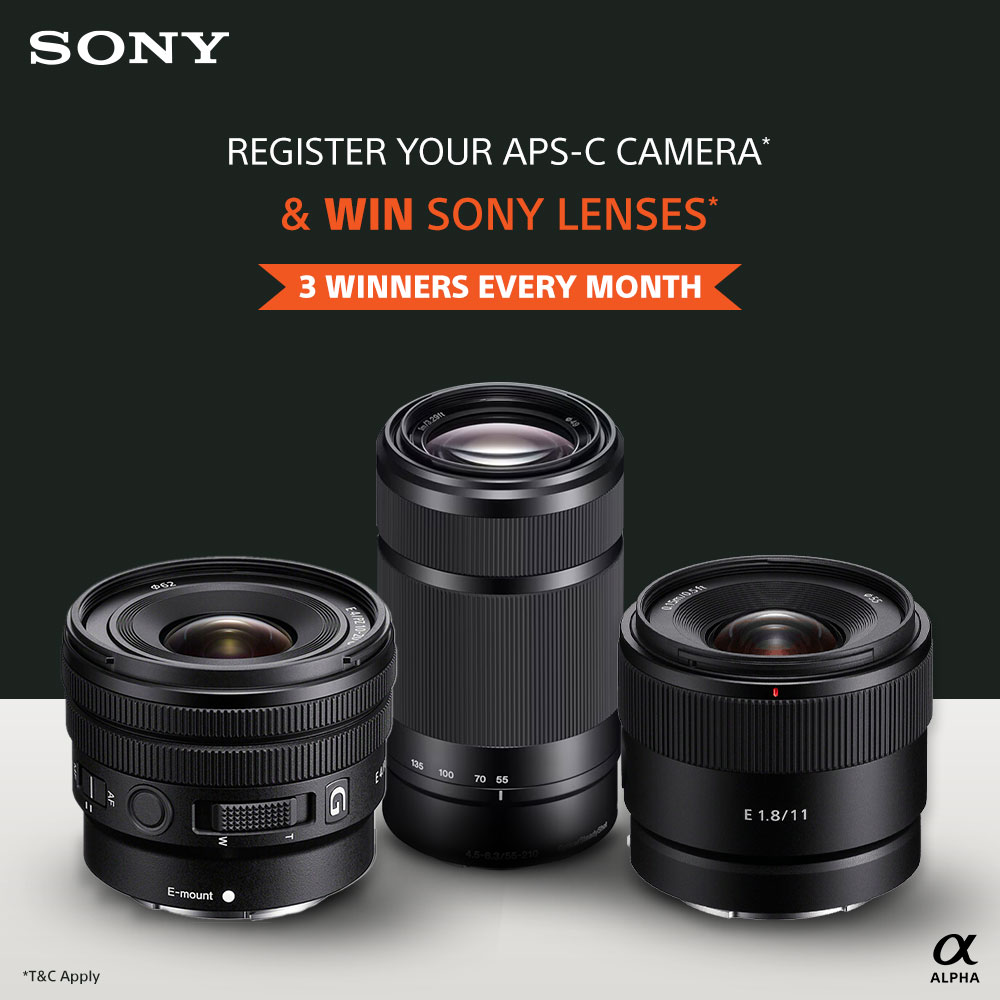 Sony India on Twitter: "Want to win a Sony Alpha APS-C lens to capture more of your world? Log ...