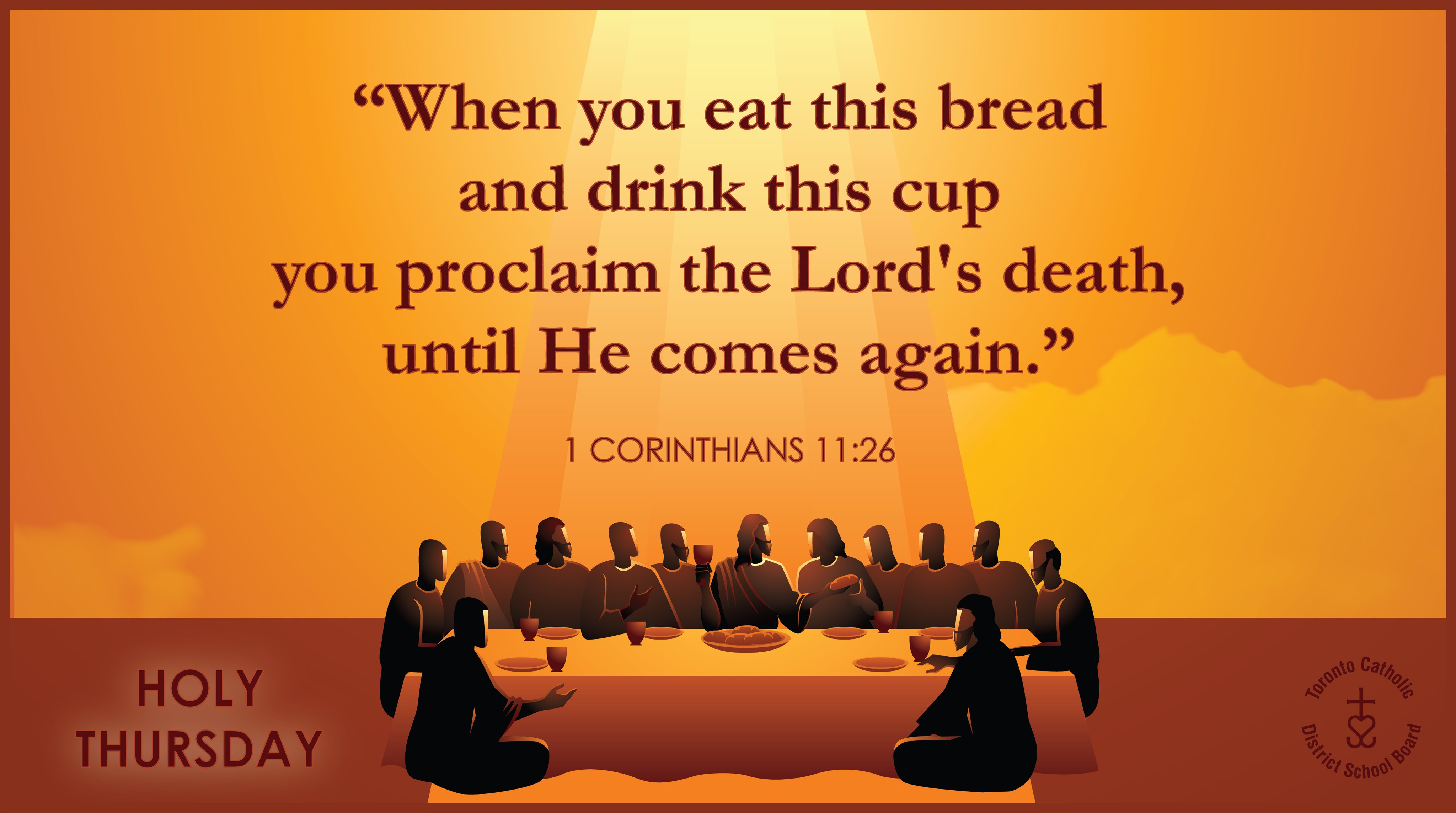 Bible Quotes For Maundy Thursday