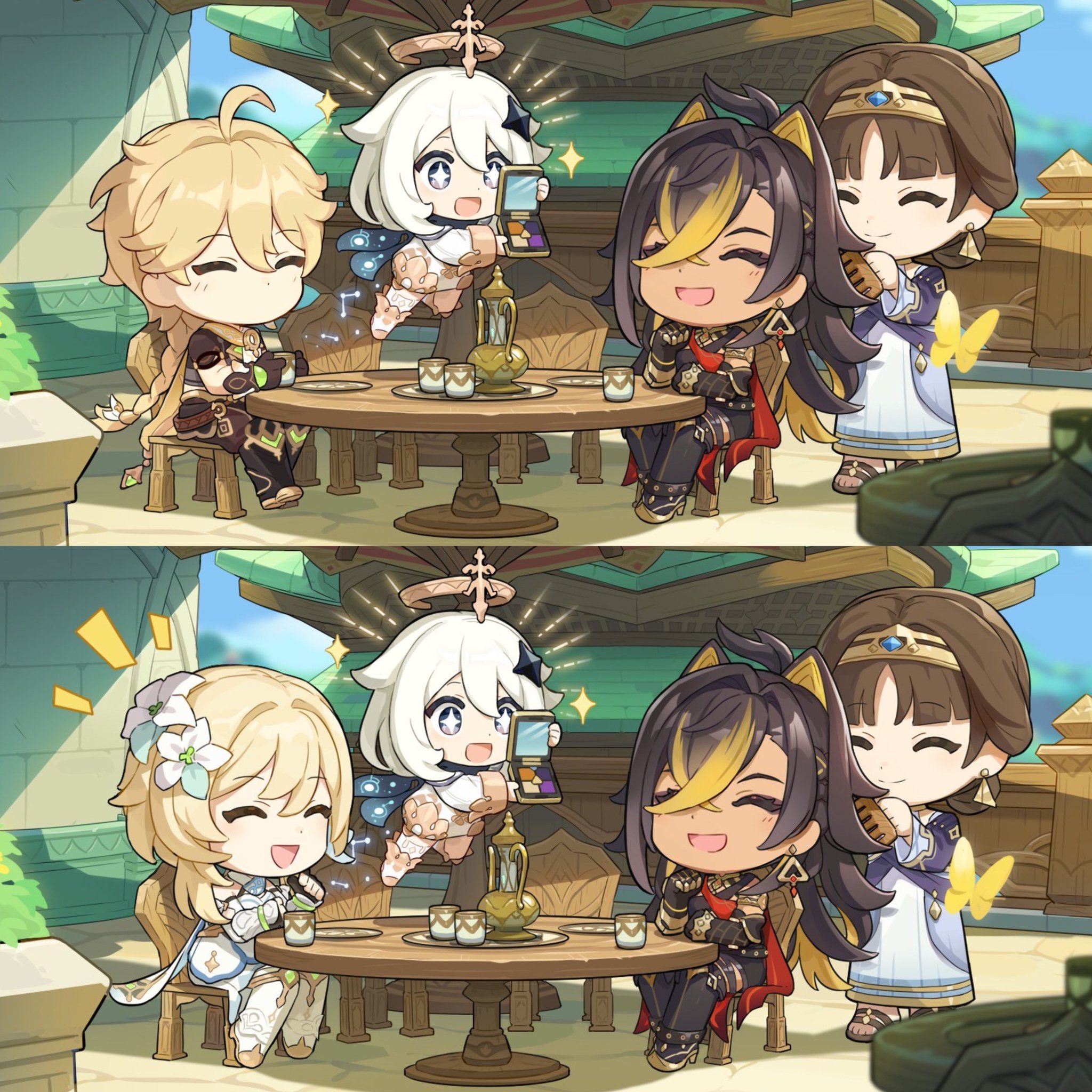 daily dendro 🌱 baizhu! on Twitter: "DEHYA HAVING HER HAIR AND MAKEUP DONE FOR HER BIRTHDAY 😭 ...