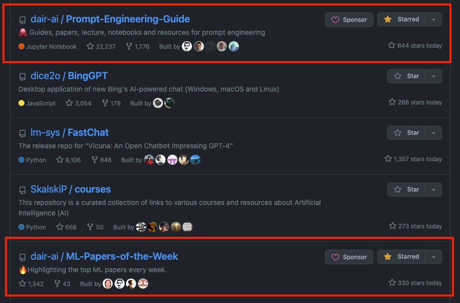 DAIR.AI on Twitter: "GitHub Trending is one of the best places to learn what's trending in AI ...