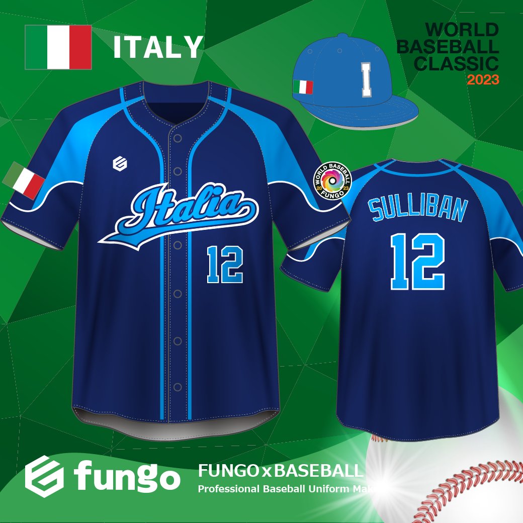 ファンゴ＠オーダー 野球ユニフォーム専門店 on Twitter: "WBC2023 プレイバック #イタリア 編 WBCは全大会連続出場。最高成績は2013年の第3回大会でのベスト8。代表は ...