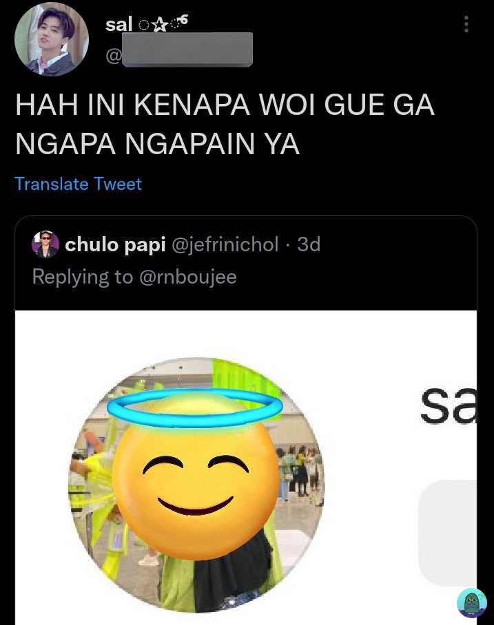 💗💀💗 on Twitter: "RT @tanyakanrl: 💚 cw // Jefri nichol si papi chulo udah ngedoxxing eh salah orang🥴"