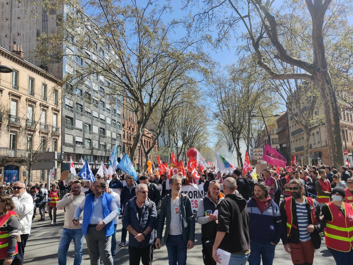 Actu Toulouse On Twitter 🔴📣 Grève Du 6 Avril Le Cortège De La