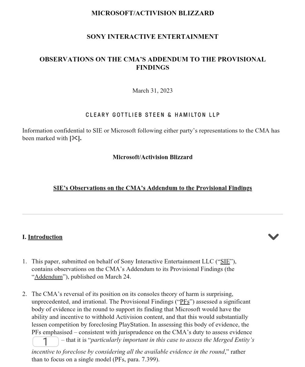 Idle Sloth💙💛 on Twitter: "Responses to addendum provisional findings Microsoft’s response https ...