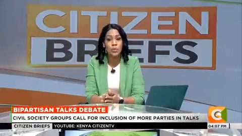 Citizen TV Kenya on Twitter: "Bipartisan talks debate: Civil society groups call for inclusion ...