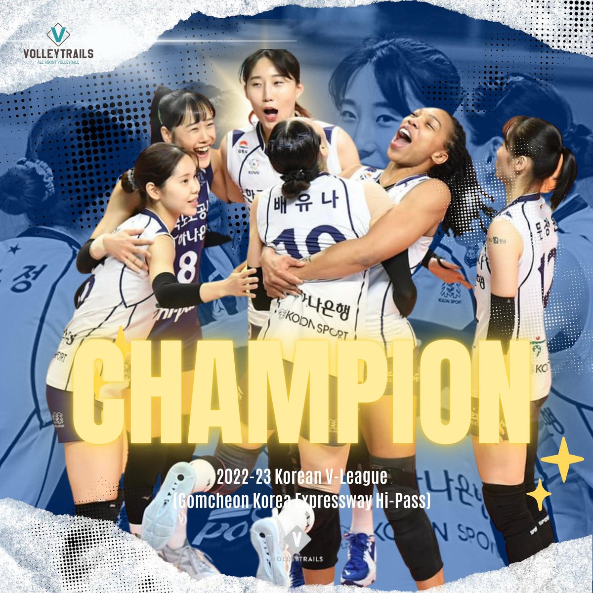 Volleytrails on Twitter: "JUST IN: Gimcheon Korea Expressway Hi-Pass wins the 2022-23 Korean V ...