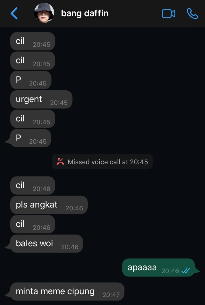 syn on Twitter: "udah paling bener daffin jadi jamet aj"