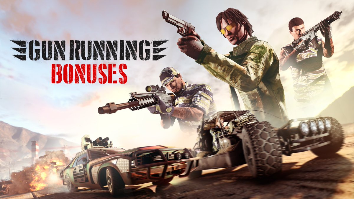 Rockstar Games on Twitter: "Boost your income as a Gunrunner this week by taking advantage of a ...