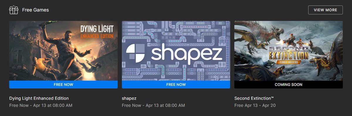 Wario64 on Twitter: "Dying Light Enhanced Edition & shapez are free on Epic Games Store. Second ...