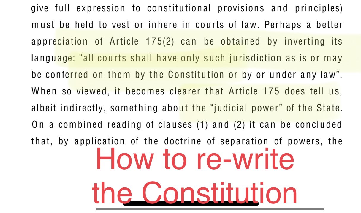 Ayaz Ahmed on Twitter: "How to re-write the Constitution? PART 1 We ...