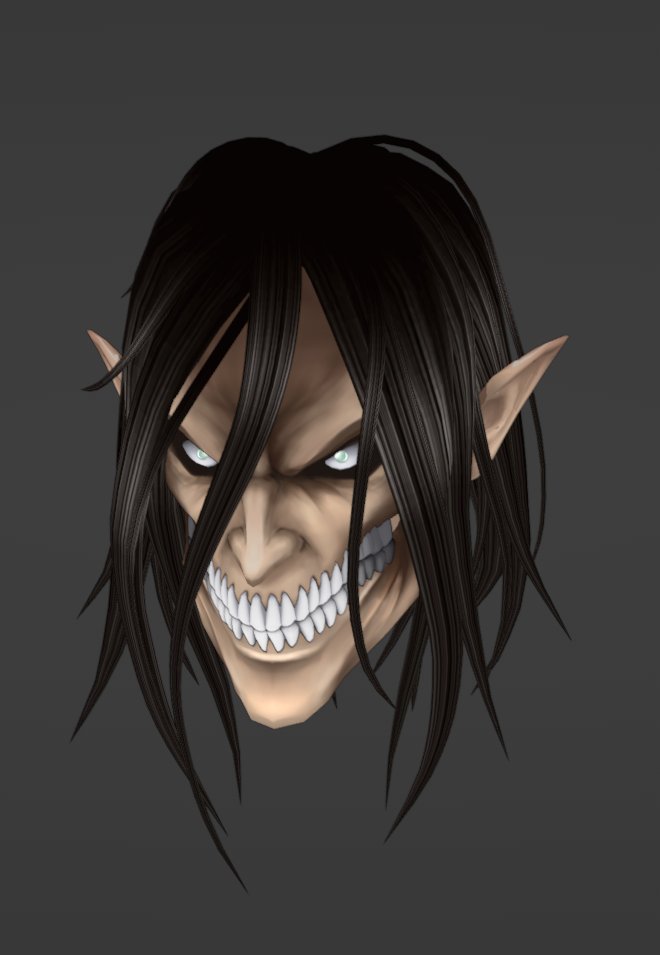 Eren Titan Form Side View