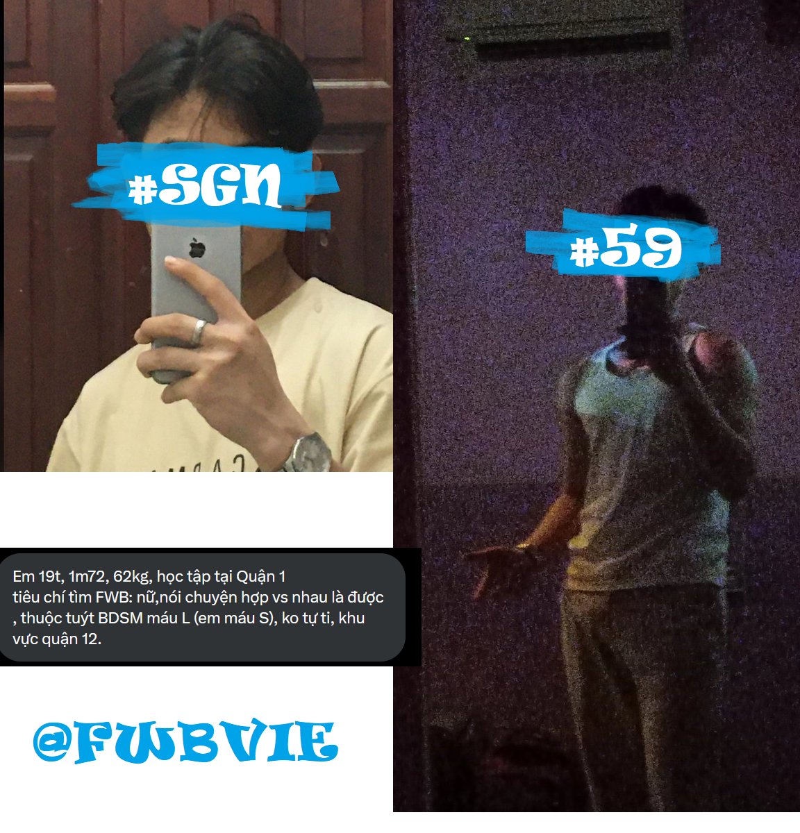 Cộng Đồng FWB Việt Nam( trang chính thức) on Twitter: "#SGN273 #FWBVIE_No59_273 Bạn nam tìm #Fwb ...