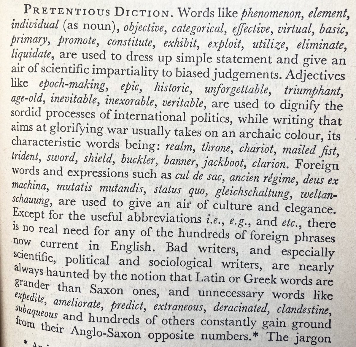 Jim Potts on Twitter: "Do you agree with George Orwell? From Politics ...