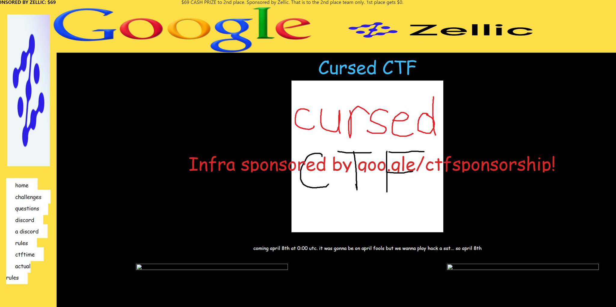 cts on Twitter: "Remember to play Cursed CTF tomorrow night starting at 8 PM Eastern Time! It's ...