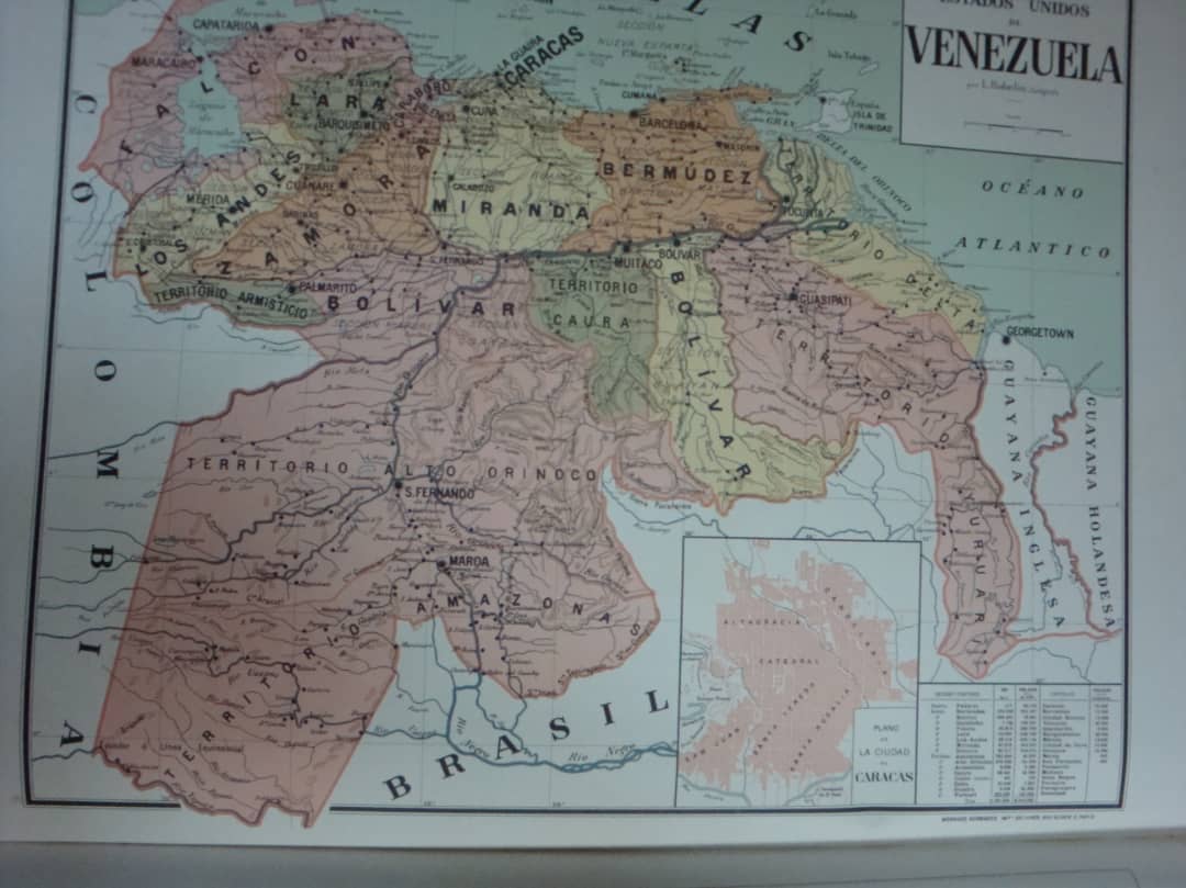 Este mapa se acerca bastante al territorio de la Capitanía General de ...