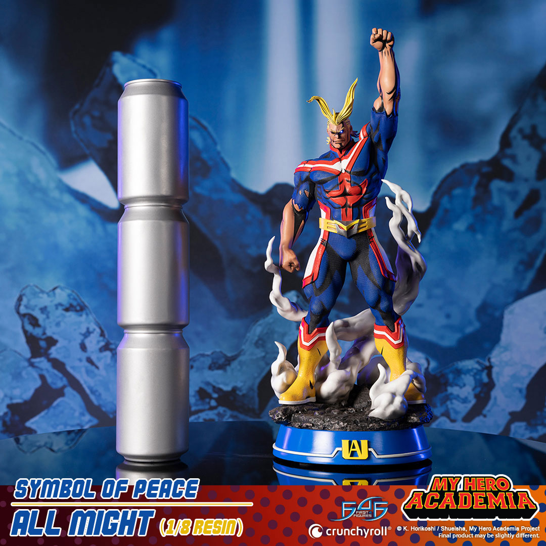 First 4 Figures on Twitter: "Check out how large All Might - Symbol of Peace is! He’s surely a ...