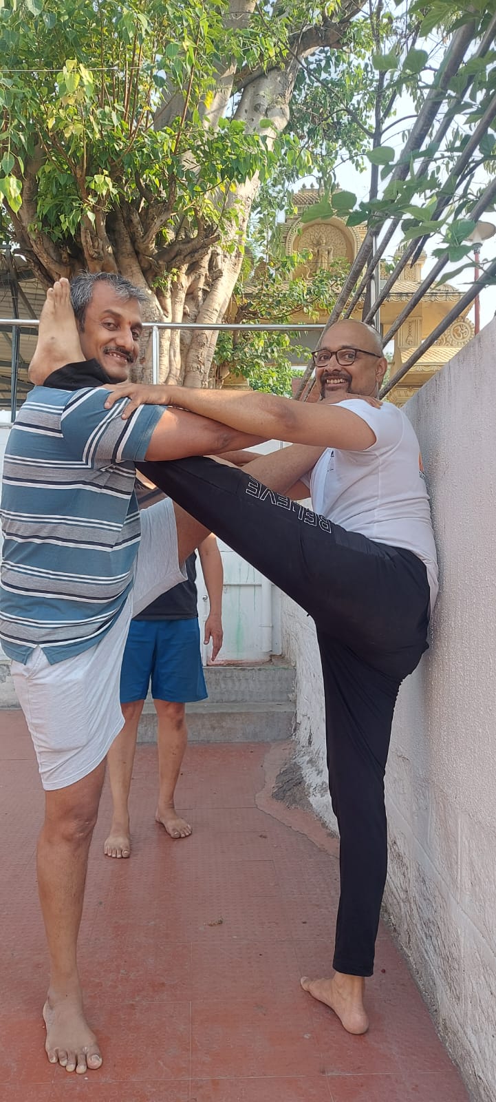 Groin Kicking Woman Barefoot