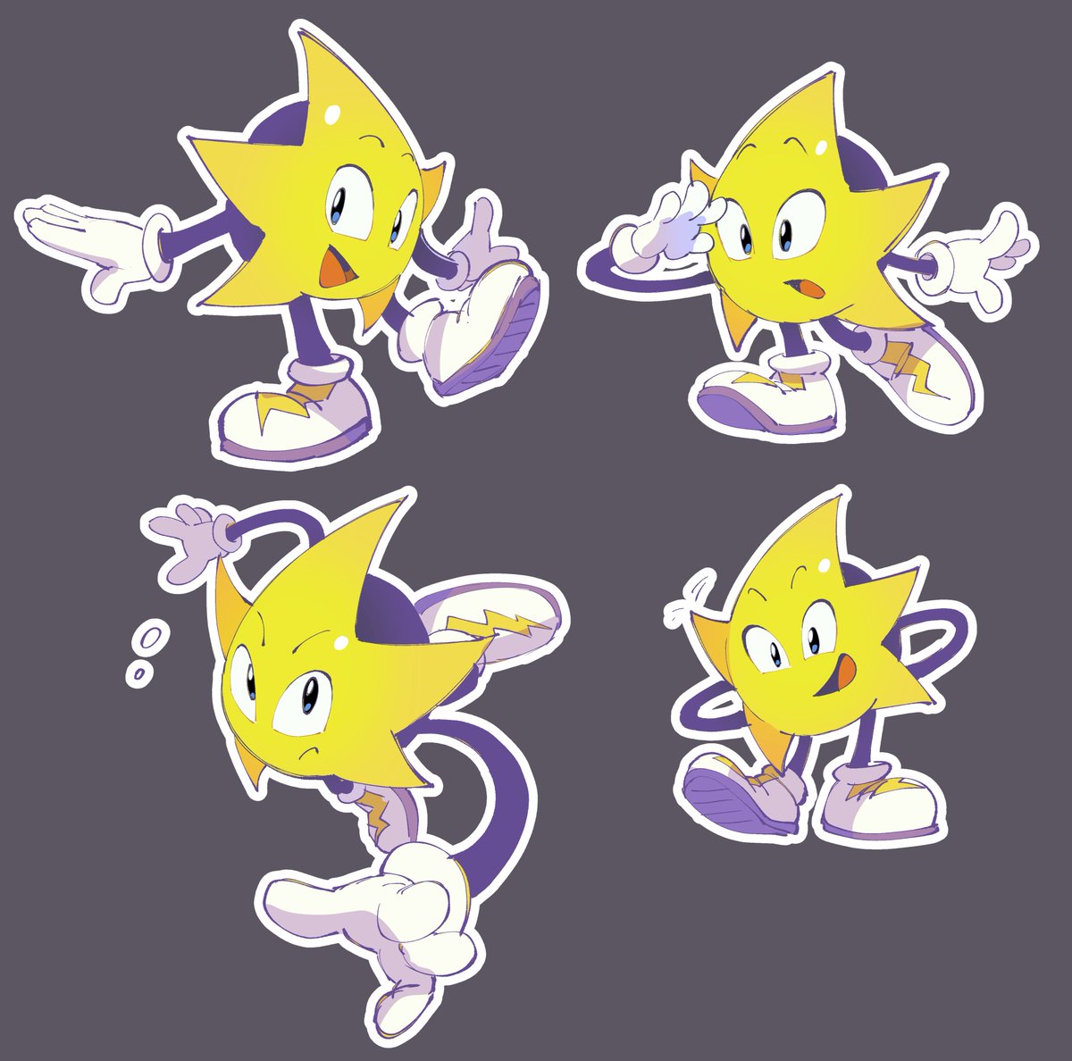 「Some Ristar drawings 」|Pamela Ojedaのイラスト