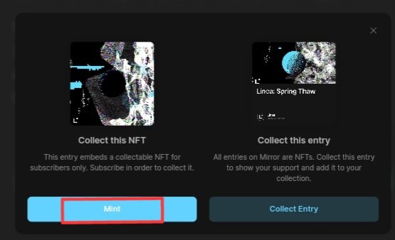 33%☆☆☆ on Twitter: "Now let's mint the Linea NFT. Go to https://linea.mirror.xyz ...