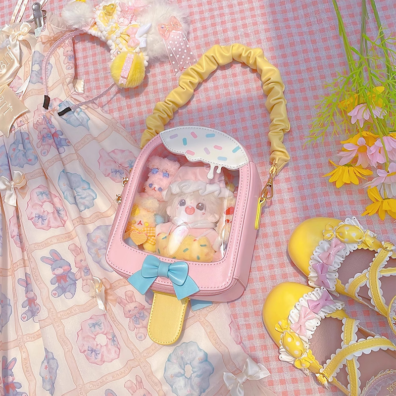 SML-에스엠라지- on Twitter: "🌈SpicyHoney 스위트 아이스크림 이타백 💌가방 사이즈: 가로 16 * 세로 21 * 폭 8cm 💌가방끈 2종 포함 (토트용 ...