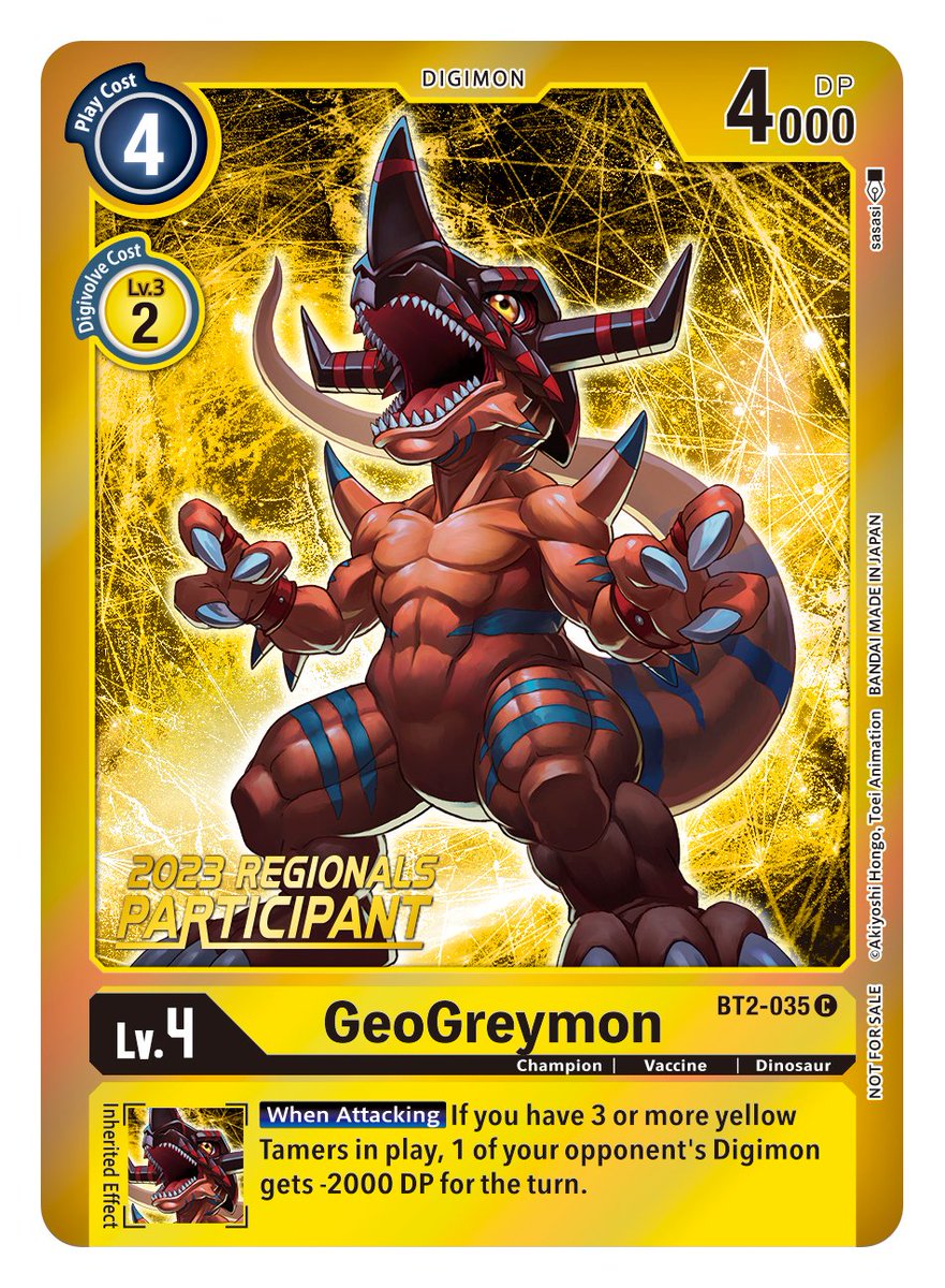 Official Digimon Card Game English Version on Twitter: "[April-May 2023 Regionals] Hello Digimon ...
