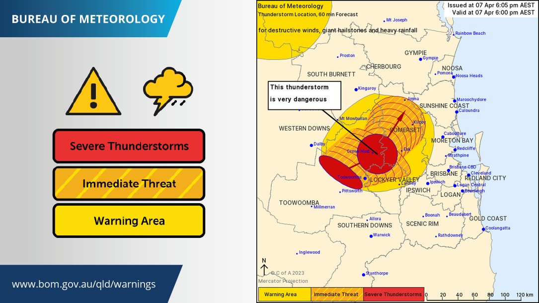 Bureau Of Meteorology Queensland On Twitter ⚠️⛈️detailed Severe