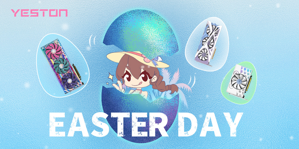 YESTON盈通 on Twitter: "Who says easter egg hunts are only for kids!😆 Let's hunts the gift from ...