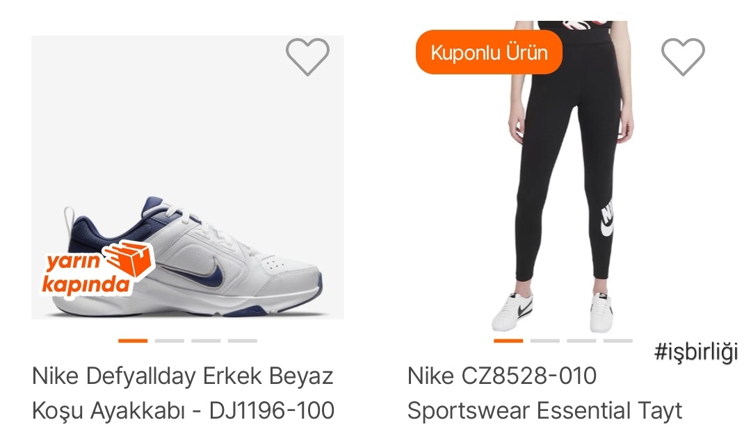 Ürün Önerileri on Twitter: "Kısa süreliğine; Nike marka spor ürünlerinde sepette NET %20 İNDİRİM ...