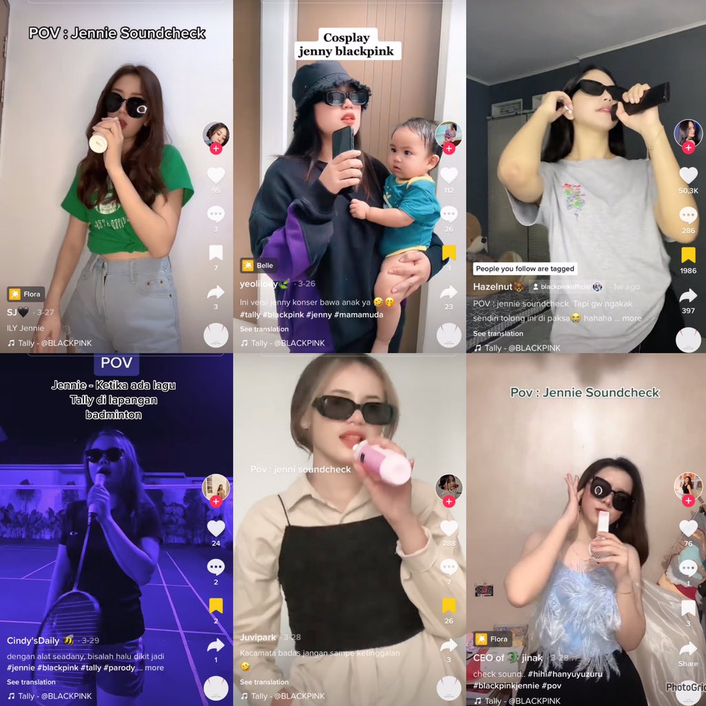 ruby on Twitter: "Jennie tally soundcheck trend"