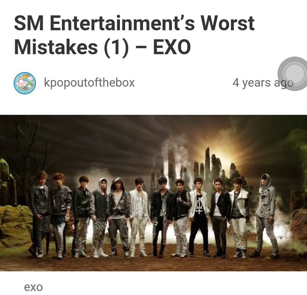 EXO is EXOING! on Twitter: "they are now the best group to ever debut from sm, and until now sm ...
