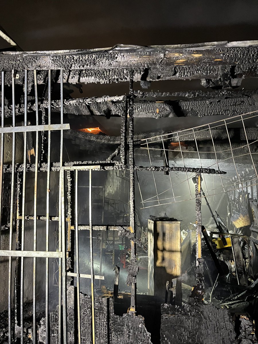 CAL FIRE BDU on Twitter: "Commercial Structure Fire- rpt 4:08 a.m. 25000blk Baseline St ...