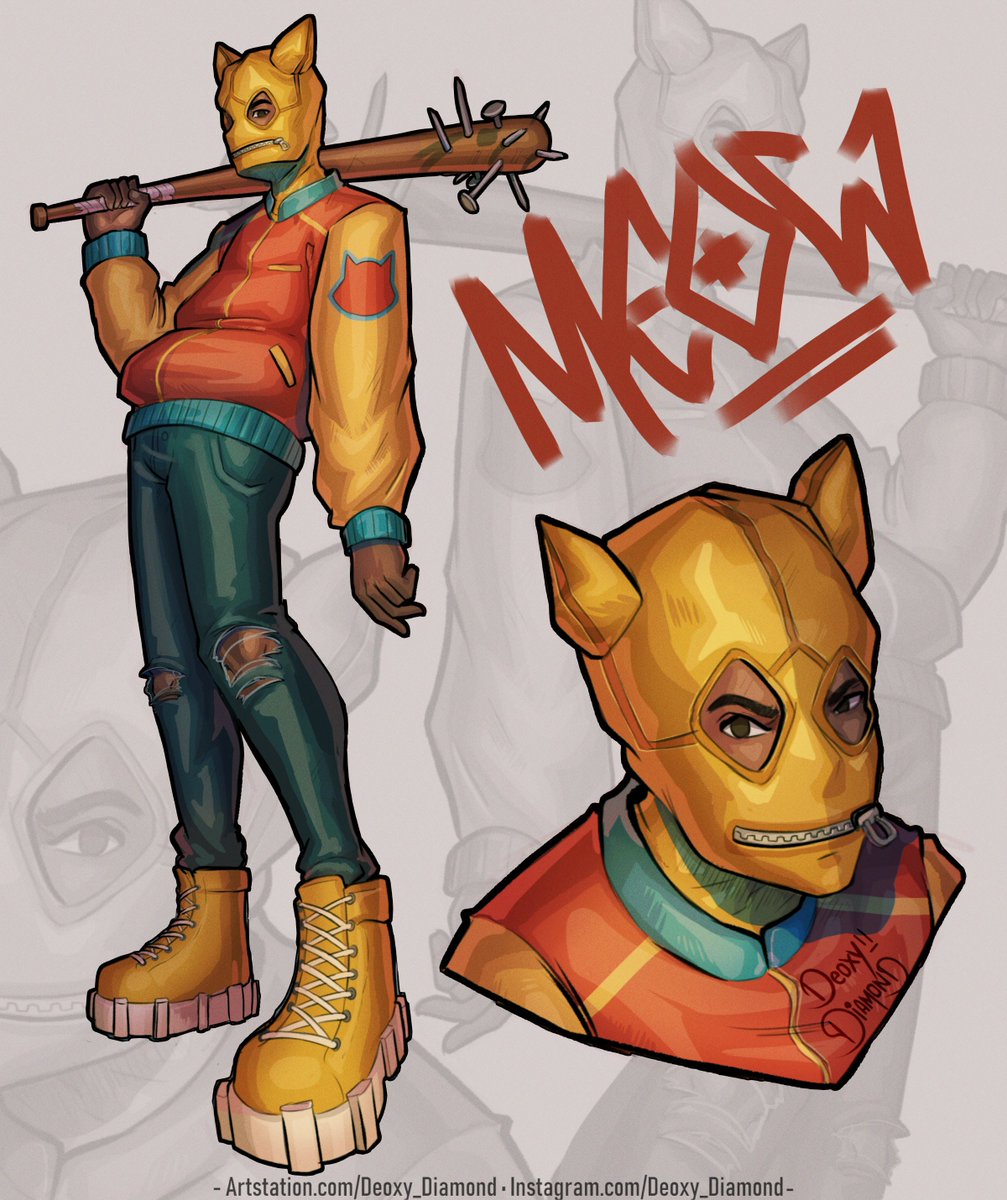 「Meow!Character design 」|Deoxy 🎗のイラスト