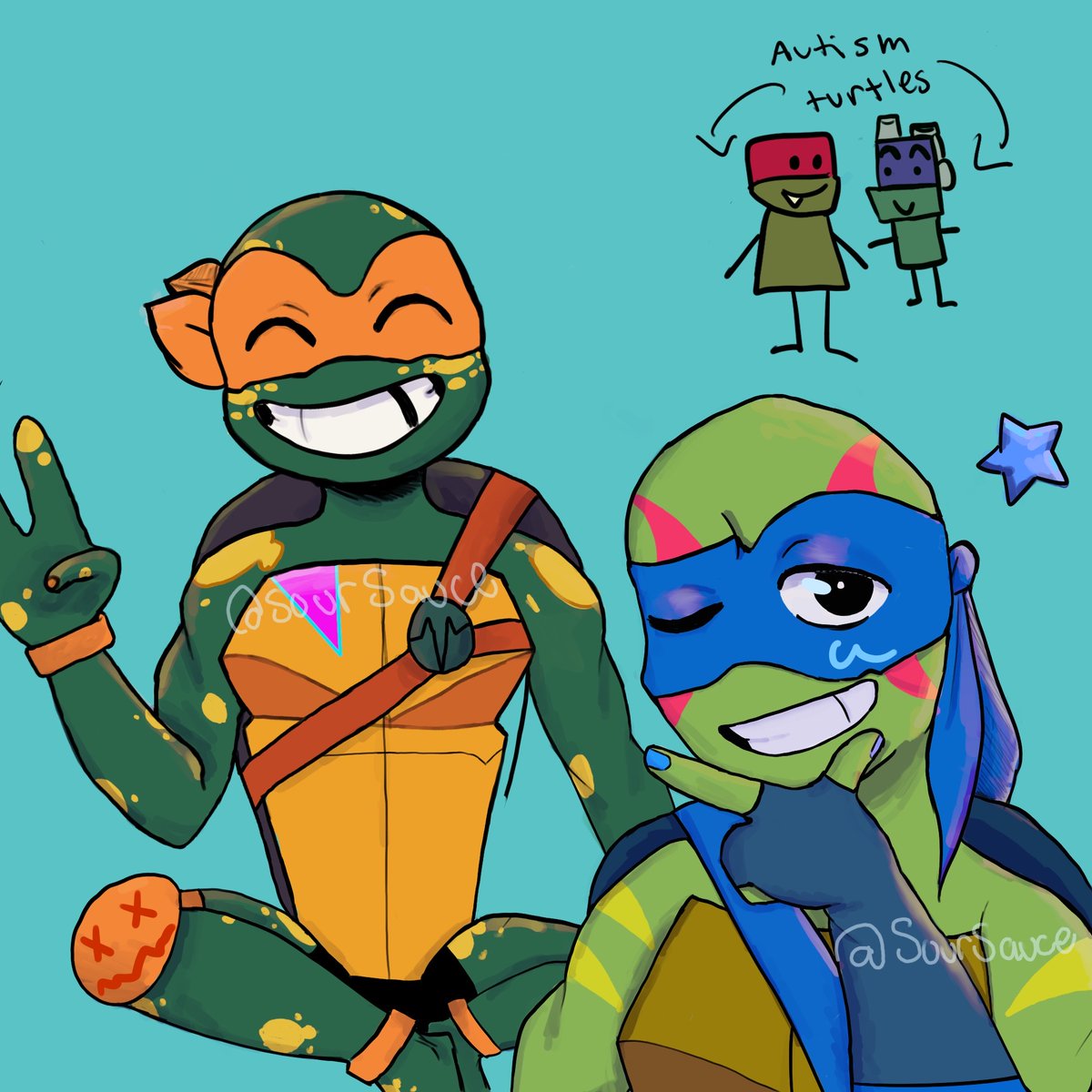 storay ‼️ on Twitter: "i’ll draw raph and leo next #rottmnt #SaveRiseoftheTMNT"