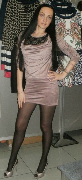 Amateur Pantyhose On Twitter Minidress High Heels And Black Pantyhose