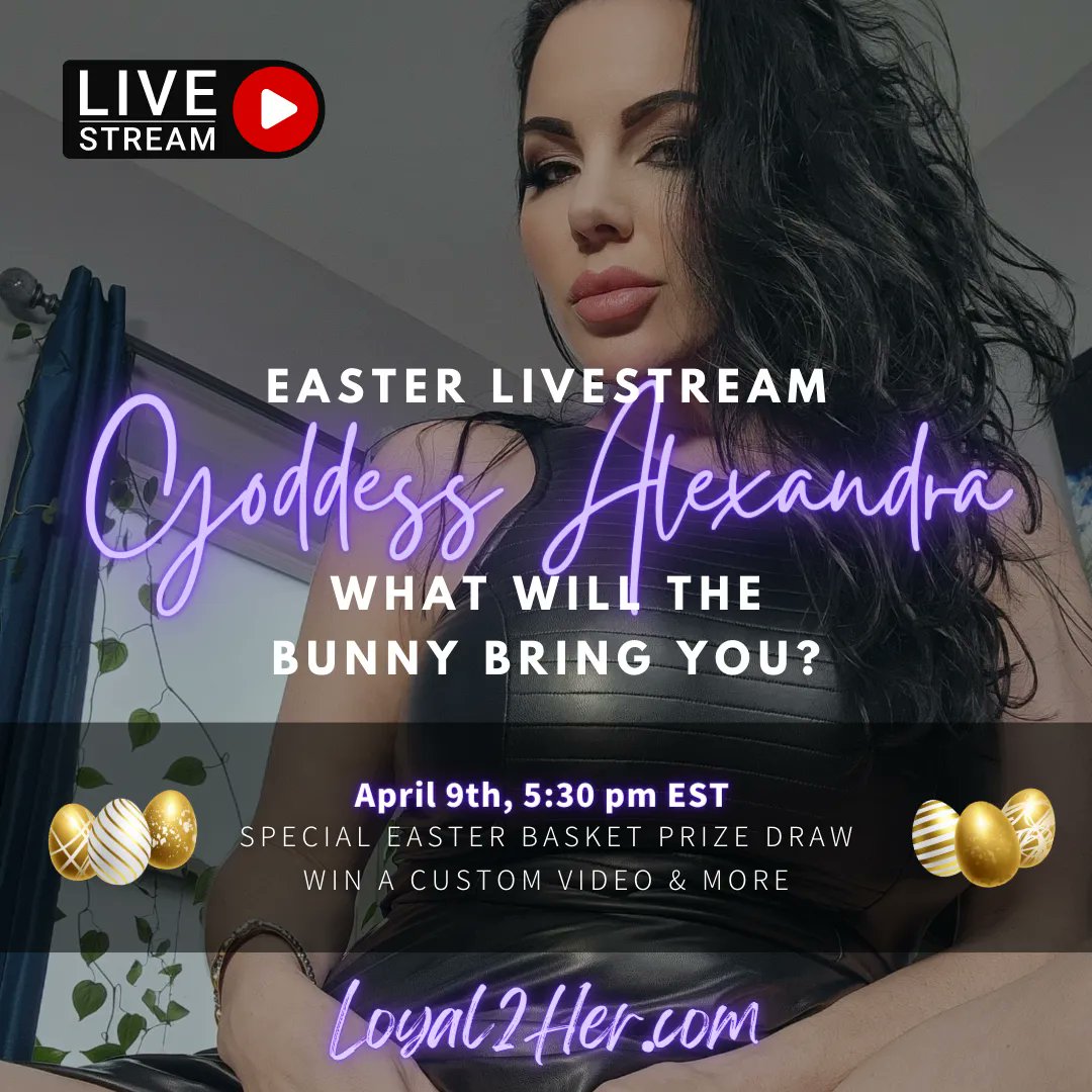 Goddess Alexandra Snow NSFW on Twitter: "My fabled Livestream is happening again, this Sunday at ...
