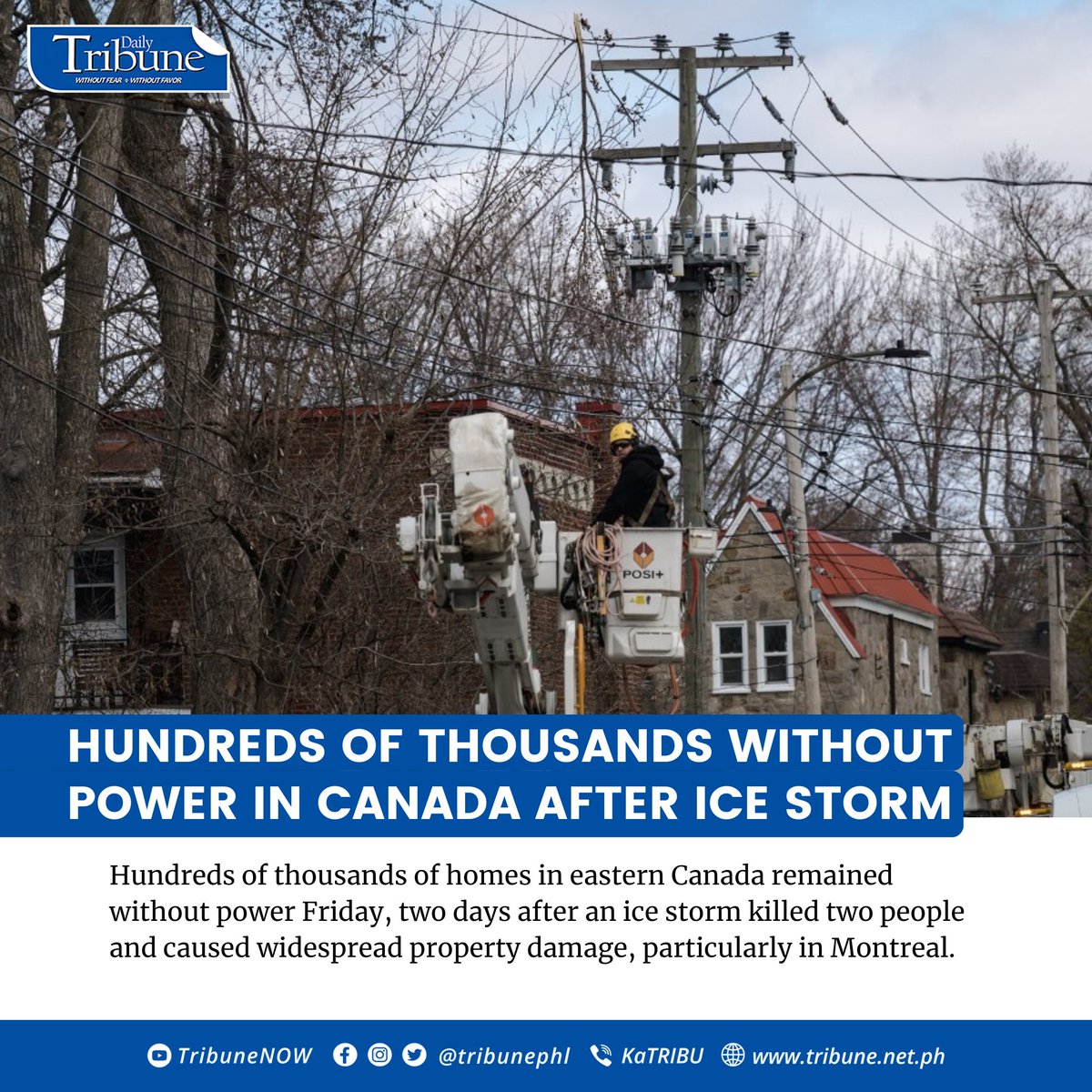 Concept News Central on Twitter: "“We have restored power to just over a third of the people ...