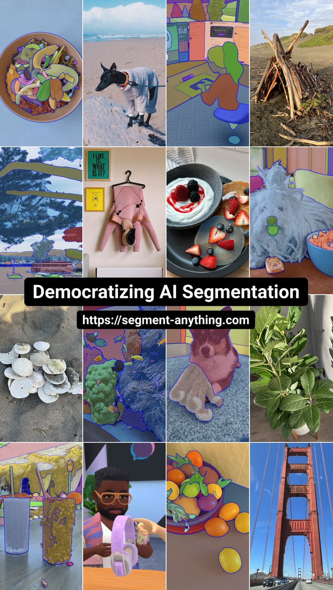 Meta AI on Twitter: "The Segment Anything Model (SAM) by Meta AI is a step toward the first ...