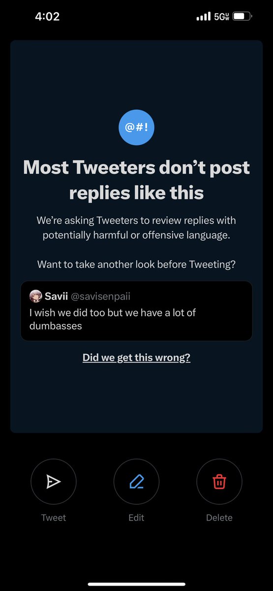 Savii on Twitter: "Twitter said watch your fucking mouth haha"