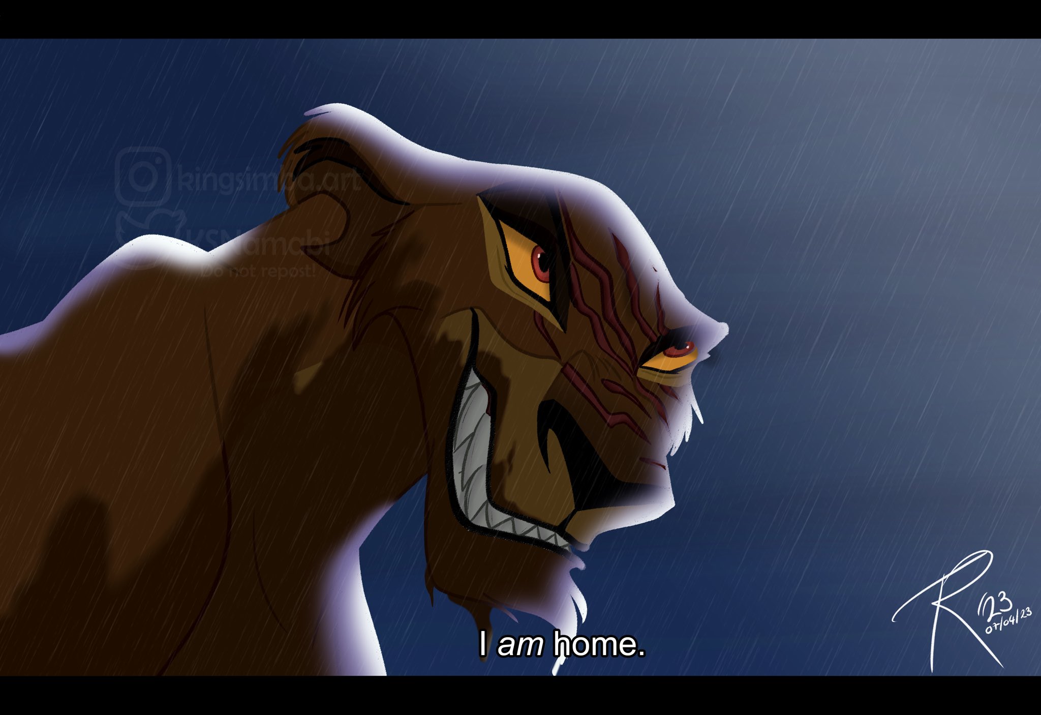 Lion King Zira And Simba