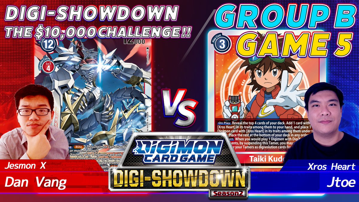 Official Digimon Card Game English Version on Twitter: "[DIGI-SHOWDOWN season 2: Group B, Game 5 ...