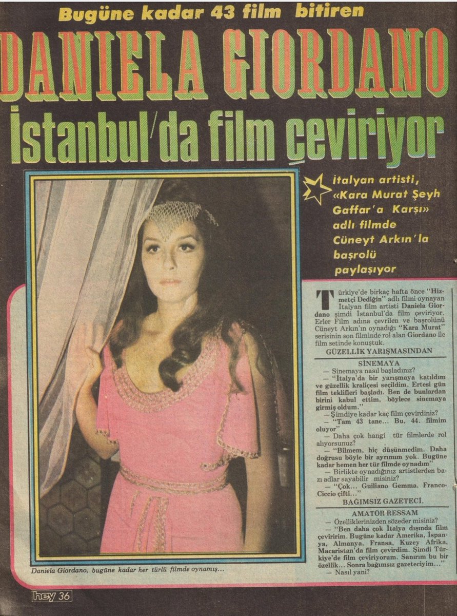 Turkish Movie Posters on Twitter: "RT @nuraozerova: An interview of Daniela Giordano and about ...