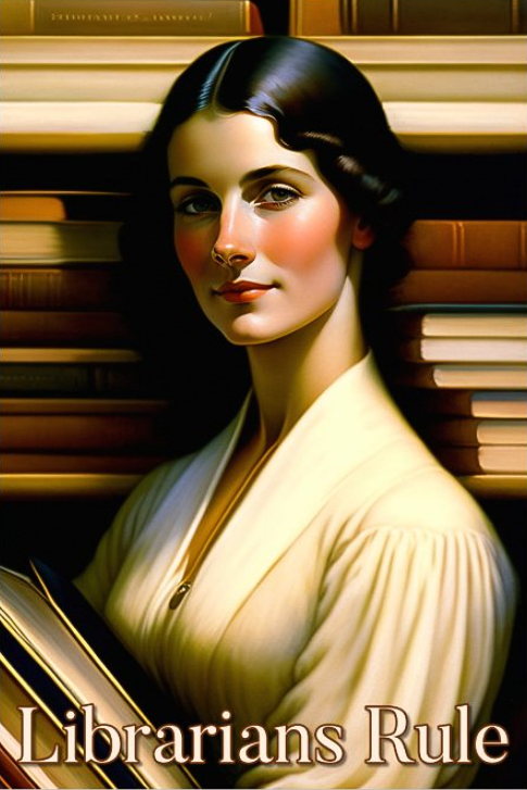 globalmuseum on Twitter: "📚Librarians Rule Poster | 20.67" x 31.00 ...