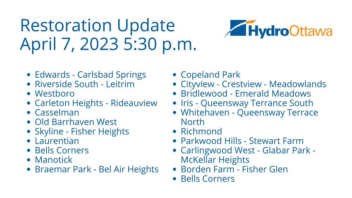 Hydro Ottawa on Twitter: Hydro Ottawa on Twitter: