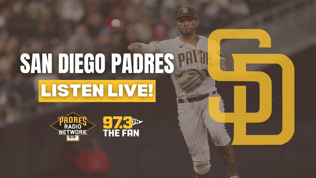 97.3 The Fan X Padres baseball is on the air from Atlanta Nick Martinez makes the start as the Padres try to bounce back in second game of a four game series