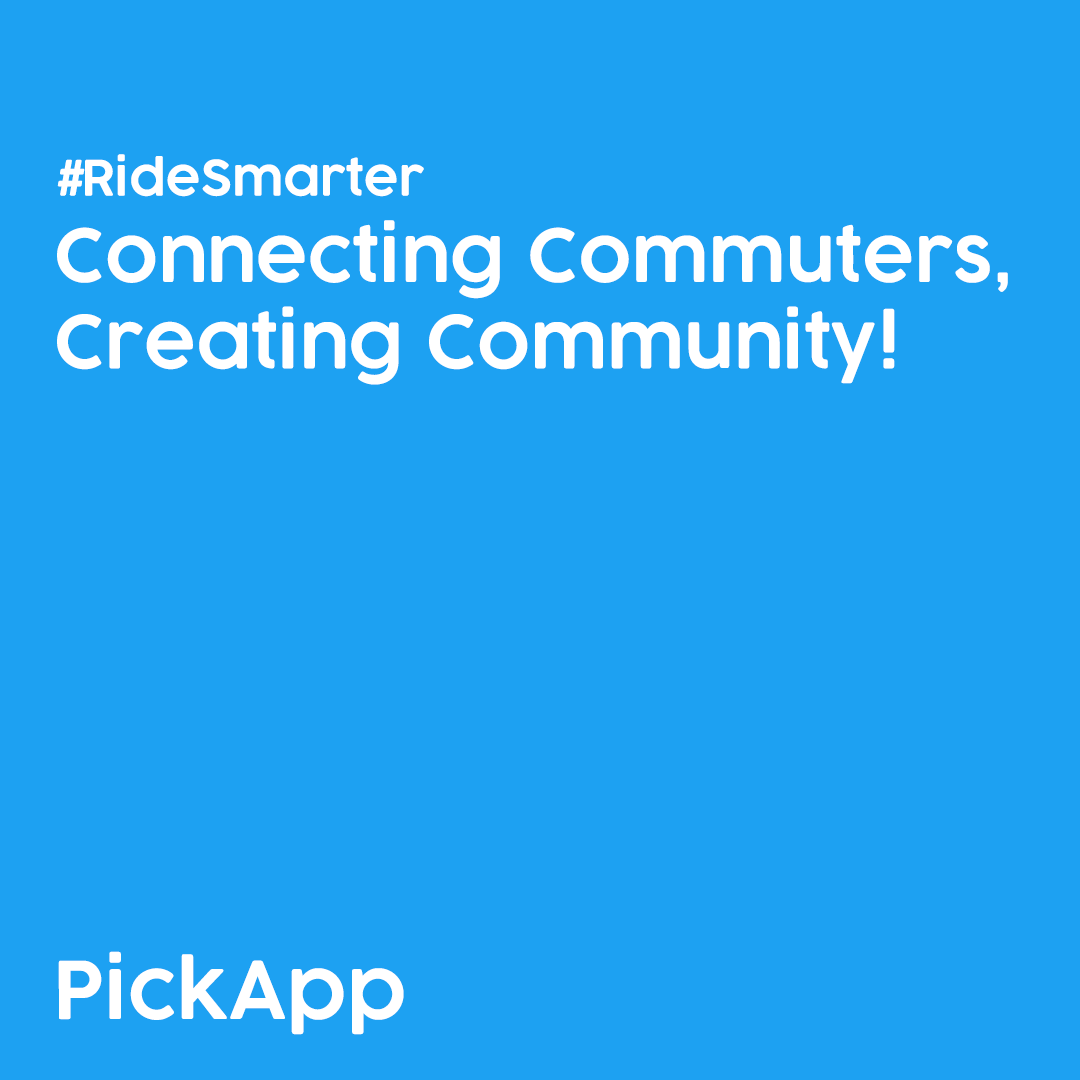 PickApp on Twitter: "Connecting Commuters, Creating Community! # ...