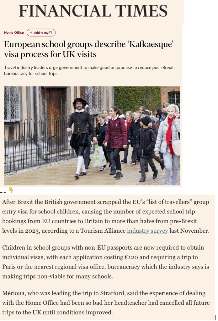 Alex Taylor on Twitter: "French teacher describes absolute nightmare now to arrange school trips ...