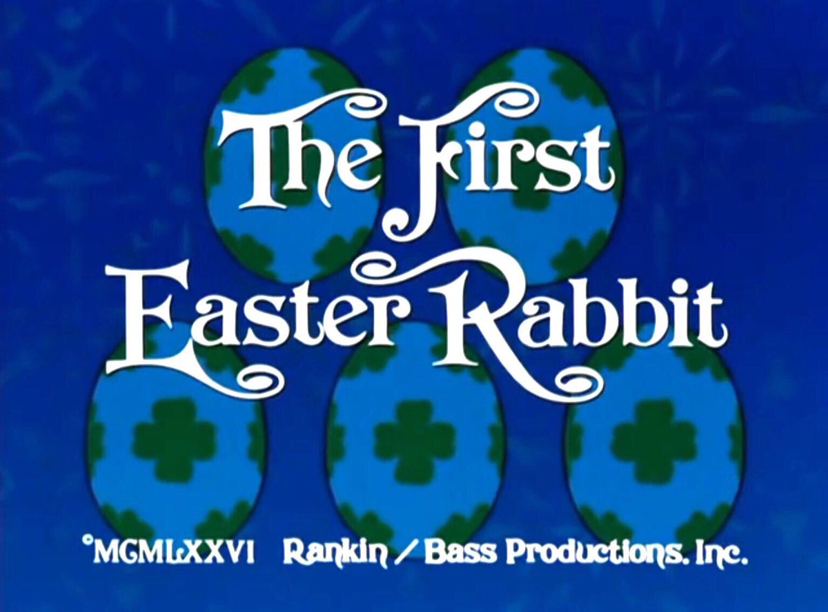 RetroNewsNow on Twitter: "🐣The Rankin/Bass special ‘The First Easter Rabbit,’ narrated by Burl ...