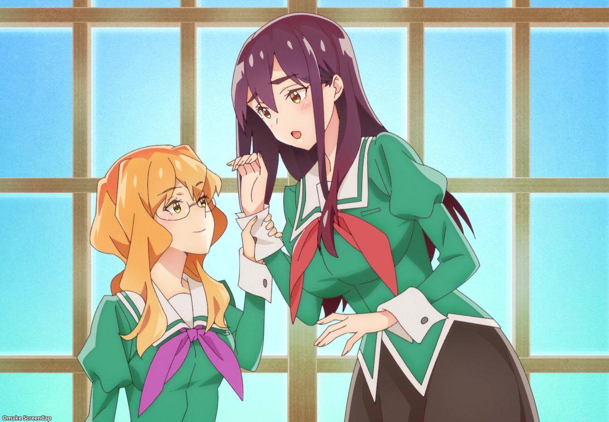 Joe Morris on Twitter: "Mitsuki in Rose Frame. Sumika Holds onto Mitsuki. watayuri 1"