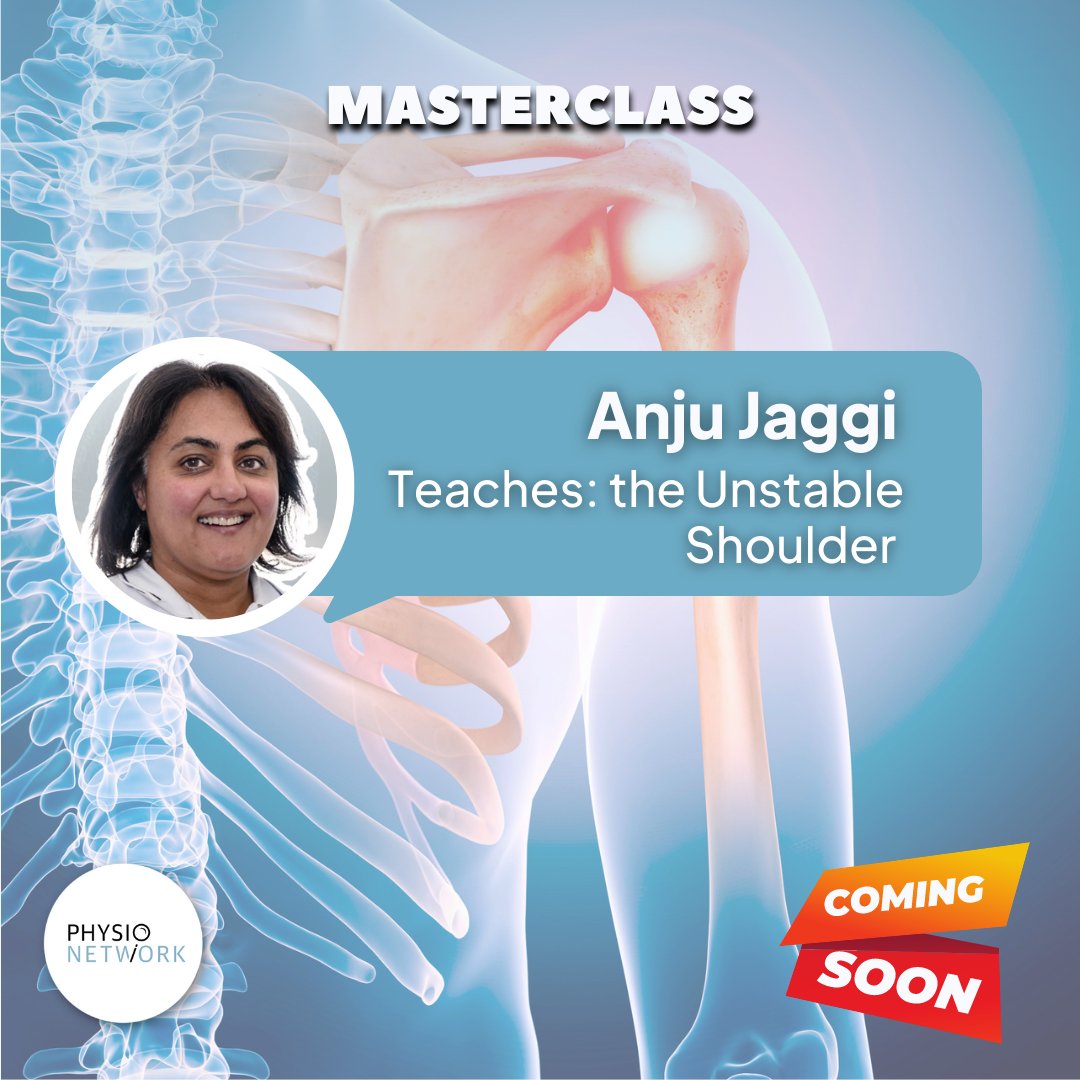 Physio Network on Twitter: "🧠 Anju Jaggi Teaches: Treating the Unstable Shoulder ⁠⁠ ⏳ Coming ...